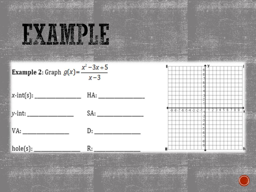 Graphing Rational Functions Ppt Download