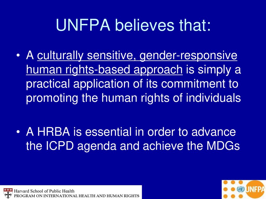 Human Rights Based Approach To Programming Unfpa Ppt Download
