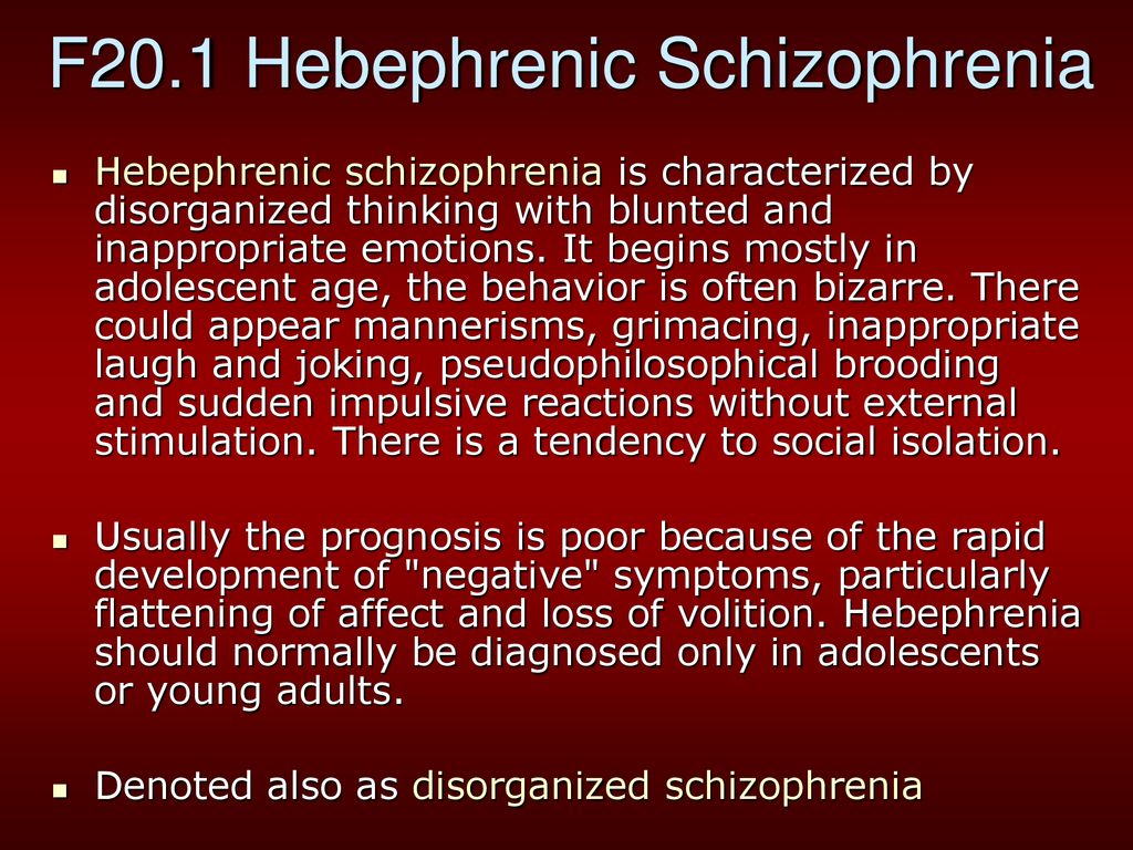 Schizophrenia Department Of Psychiatry 1st Faculty Of Medicine Ppt