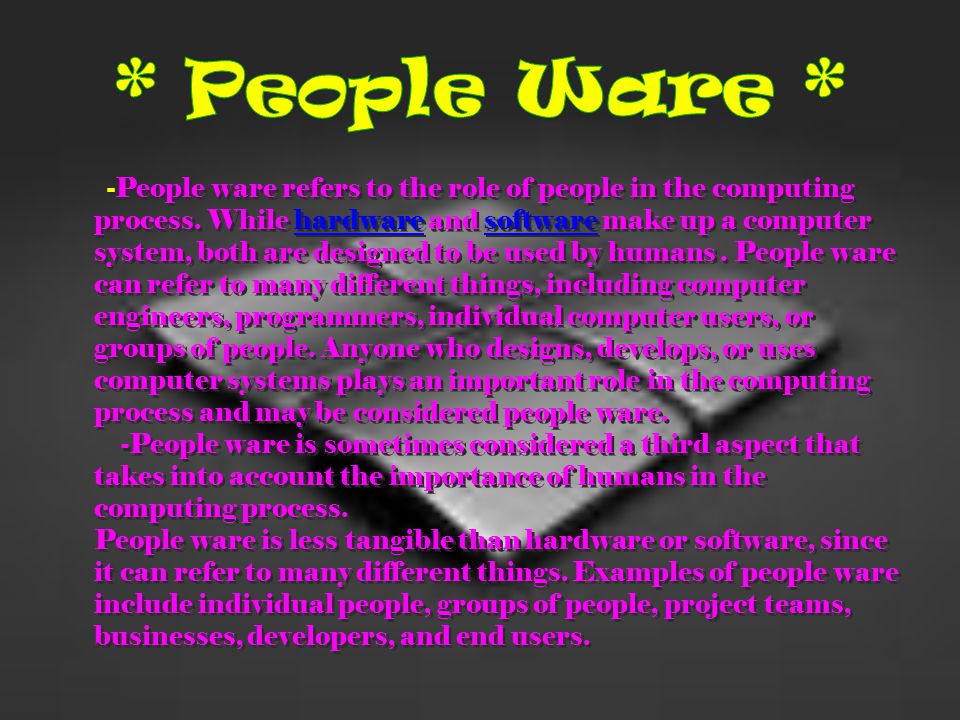 Components of hardware software and peopleware example - zefoz Components of hardware software and peopleware example - zefoz