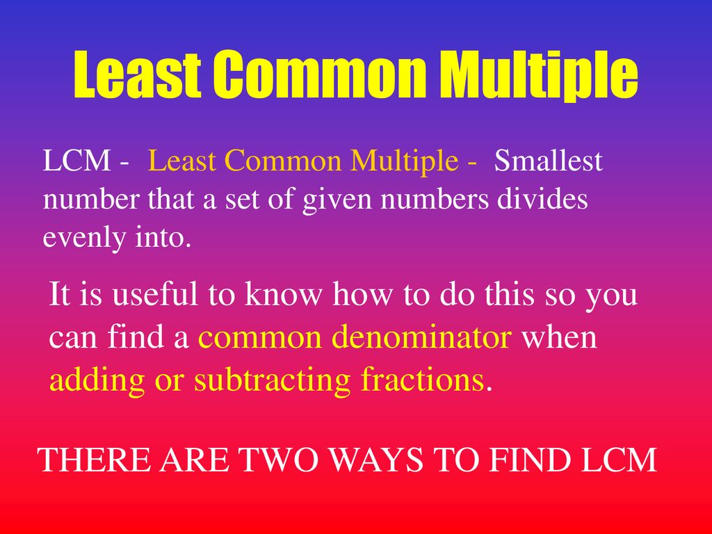 PPT Least Common Multiple (LCM) PowerPoint Presentation,, 60% OFF PPT Least Common Multiple (LCM) PowerPoint Presentation,, 60% OFF