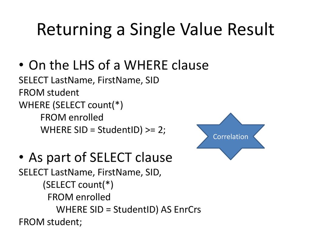 CSC 453 Database Systems Lecture - ppt download CSC 453 Database Systems Lecture - ppt download