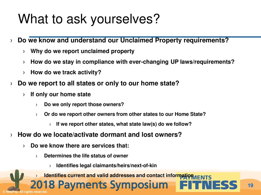 Unclaimed Property What The Escheat Is Happening Ppt Download