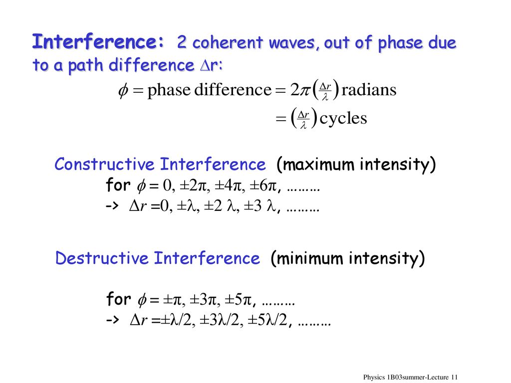 Physics 1b03summer Lecture Ppt Download