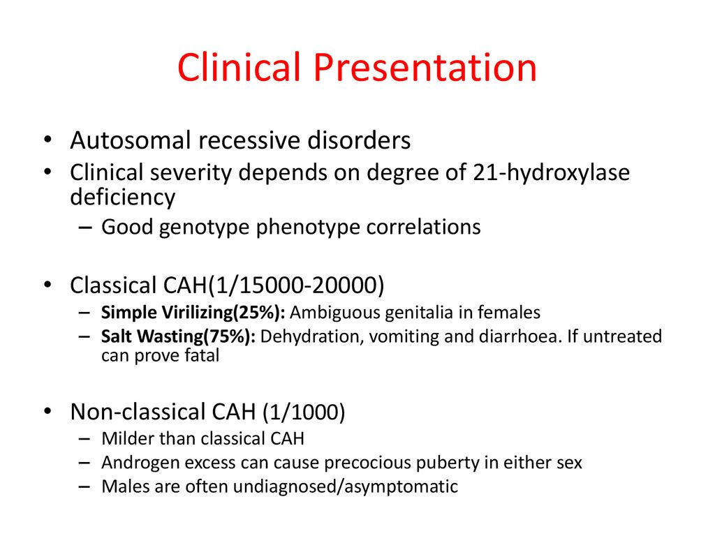 Congenital Adrenal Hyperplasia Ppt Download