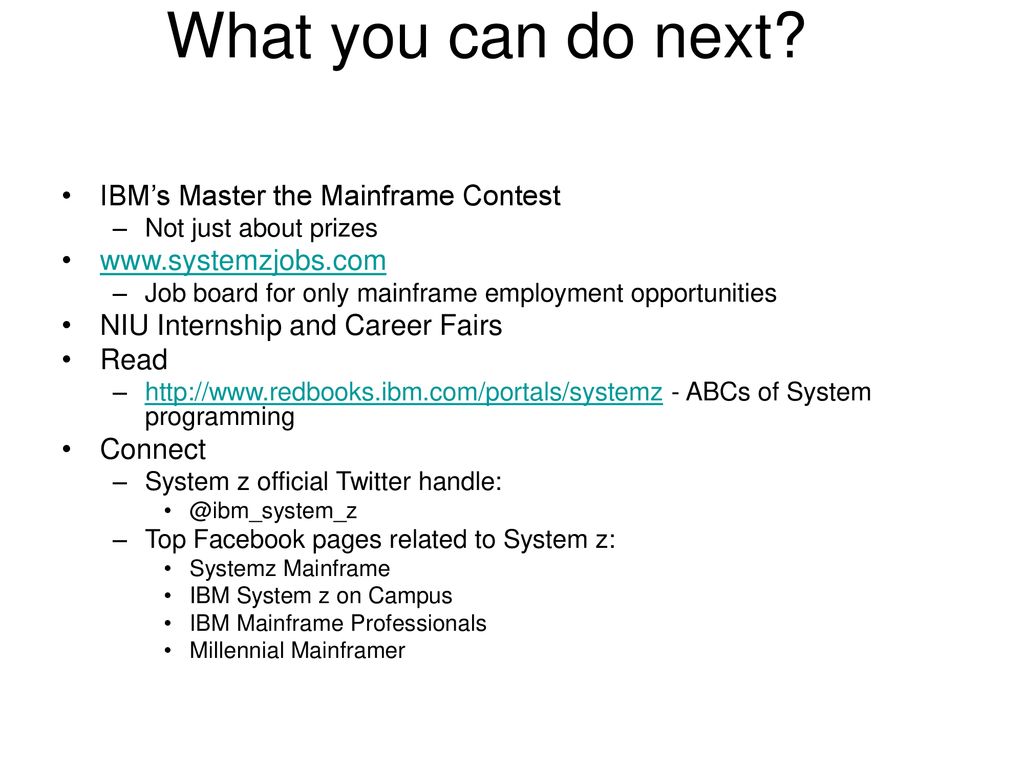 Mainframe Systems and Career Opportunities - ppt download Mainframe Systems and Career Opportunities - ppt download
