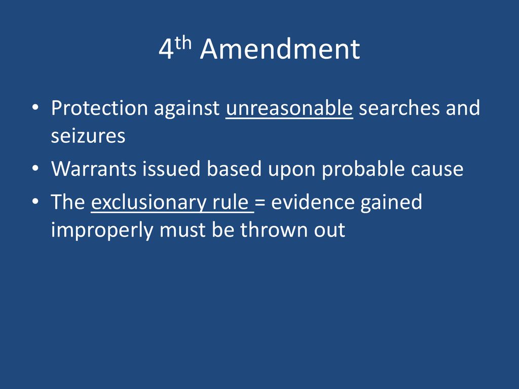 Bill Of Rights The First 10 Amendments To The Us Constitution Ppt