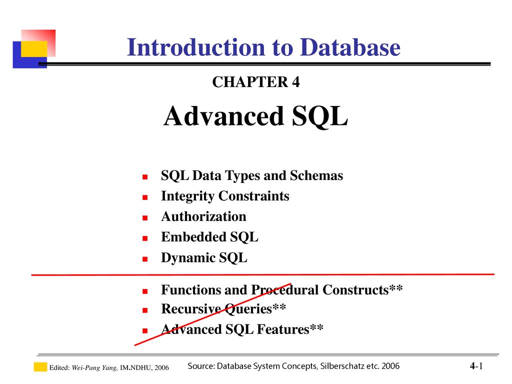 Introduction To Database Ppt Download