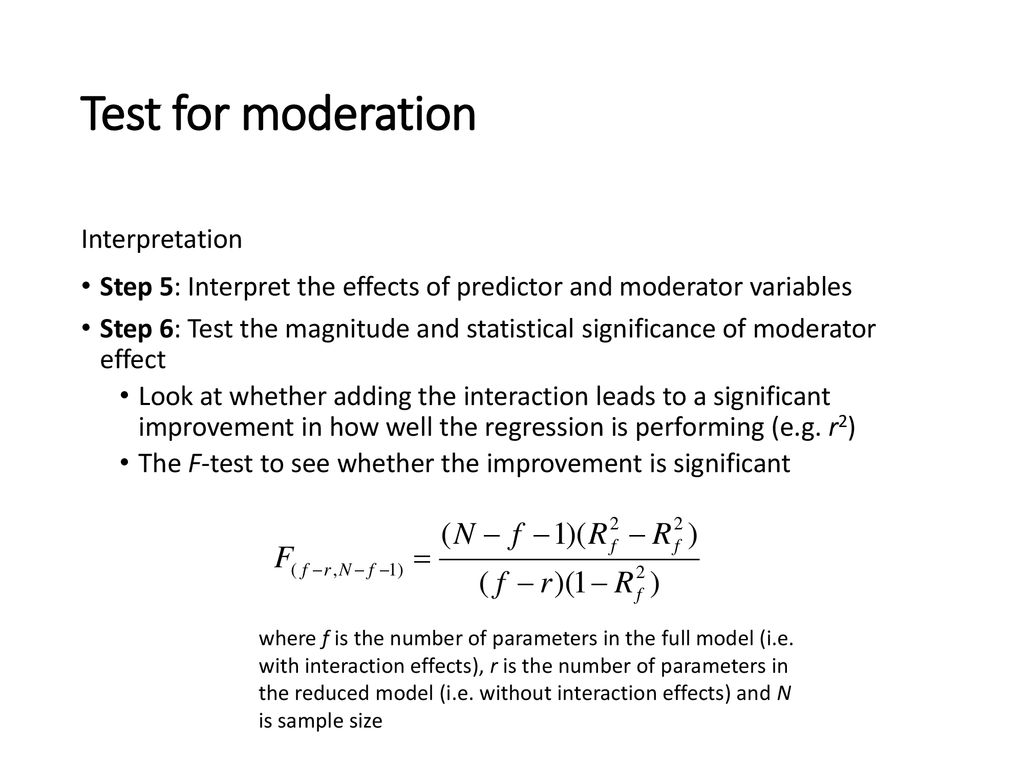 Building Models Mediation And Moderation Analysis Ppt Download