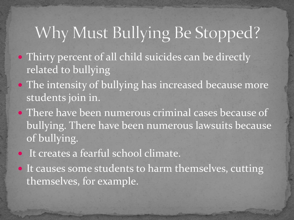 Bullying Ppt Download
