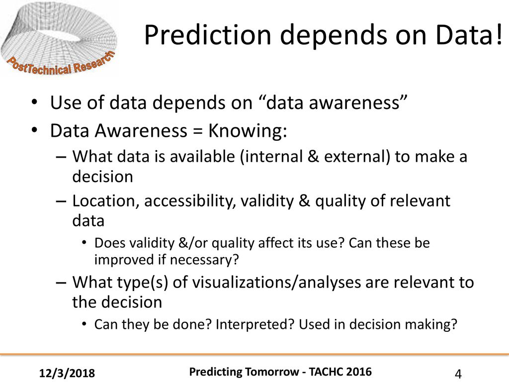Predicting Tomorrow by Crunching Today’s Numbers - ppt download Predicting Tomorrow by Crunching Today’s Numbers - ppt download