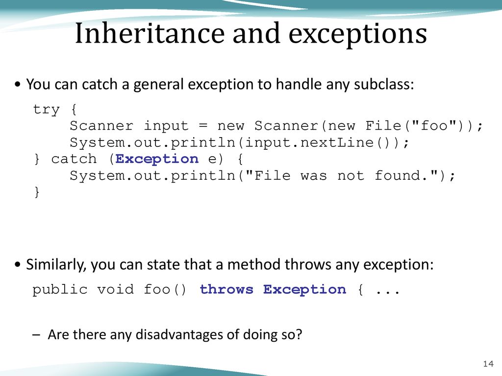 Lecture 25 Io Streams Exceptions Inheritance Ppt Download