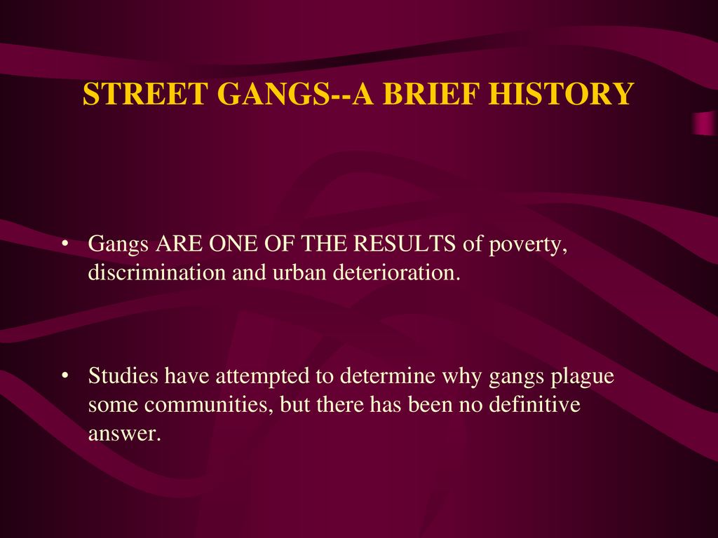 PPT The History And Evolution Of Gangs PowerPoint, 52% OFF PPT The History And Evolution Of Gangs PowerPoint, 52% OFF