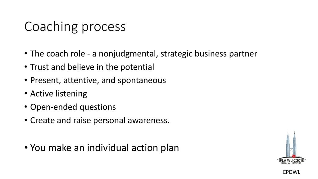Coaching Pilot Program An Ifla Cpdwl Initiative Ppt Download