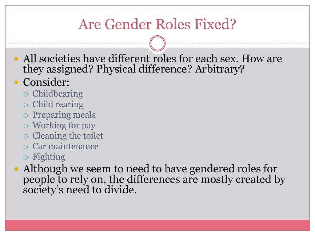 The Sociology Of Sex And Gender Ppt Download