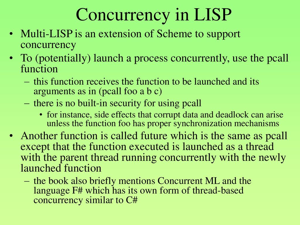 Concurrency Concurrency Simultaneous Execution Of Program Code Ppt Download 4084
