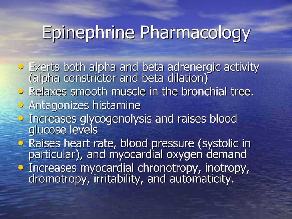 Epinephrine Administration By The Emt Ppt Download