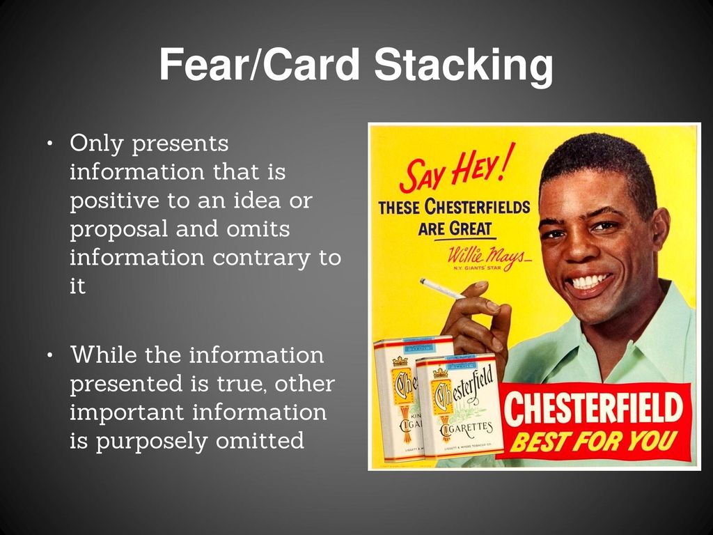 Card Stacking Propaganda - vrogue.co Card Stacking Propaganda - vrogue.co