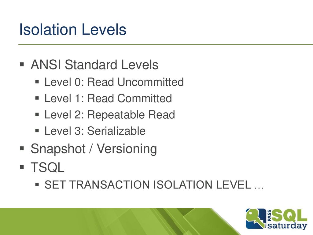 Snapshot Isolation Repeatable Read at Marguerite Firestone blog Snapshot Isolation Repeatable Read at Marguerite Firestone blog