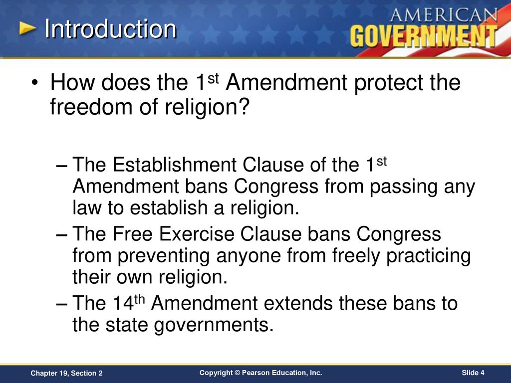 Chapter 19 Civil Liberties First Amendment Freedoms Section 2 Ppt