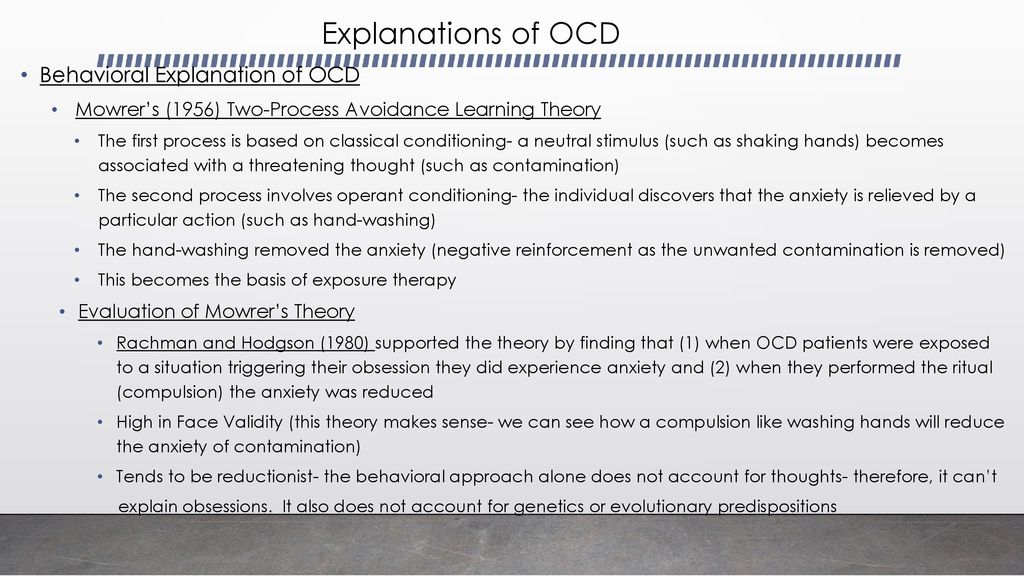 Obsessive Compulsive Disorder Dsm 5 Criteria 48 Off