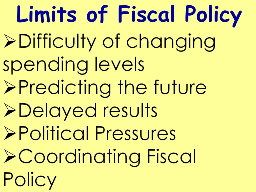 Fiscal Policy Ppt Download