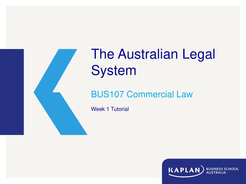 The Australian Legal System Ppt Download