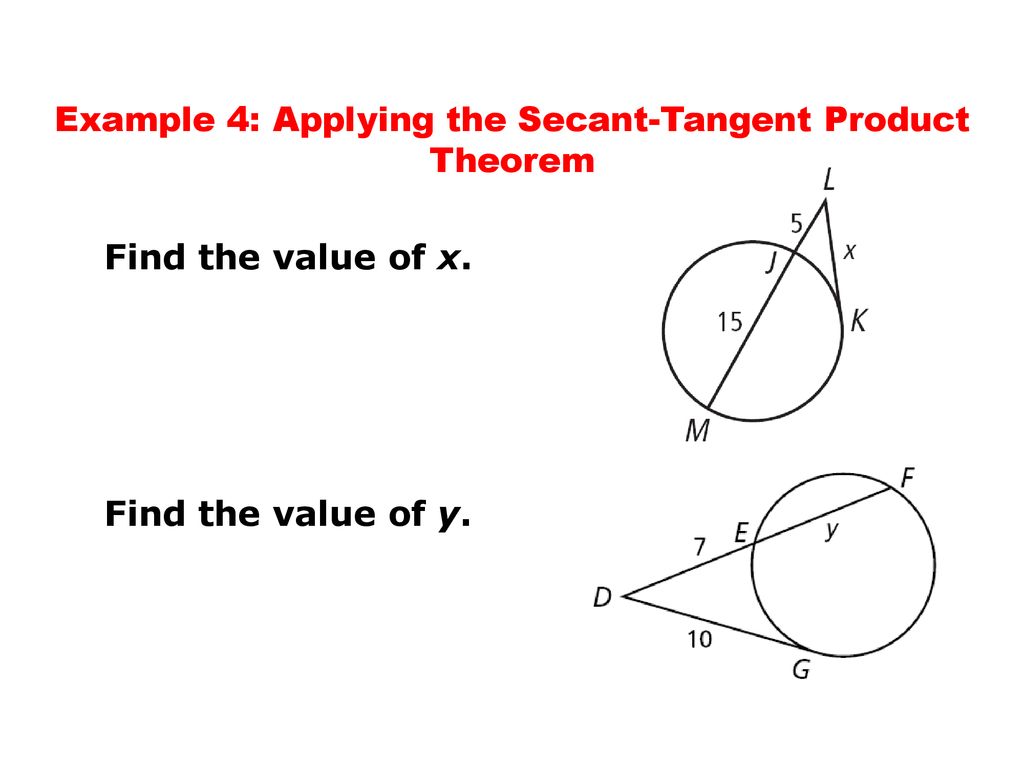 10 6 Vocabulary Power Theorems Chord Chord Secant Segment Ppt Download
