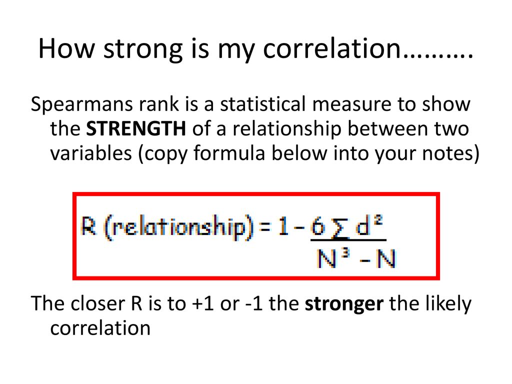 Using Data To Analyze Trends Spearmans Rank Ppt Download