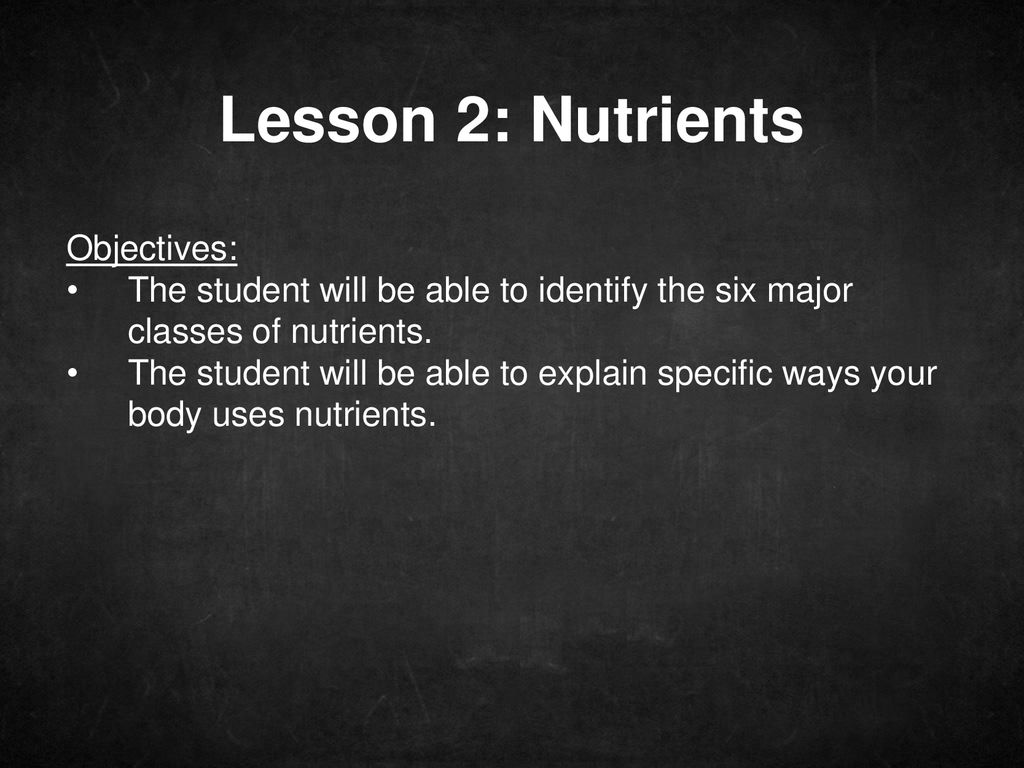Ch 10 Nutrition For Health Ppt Download
