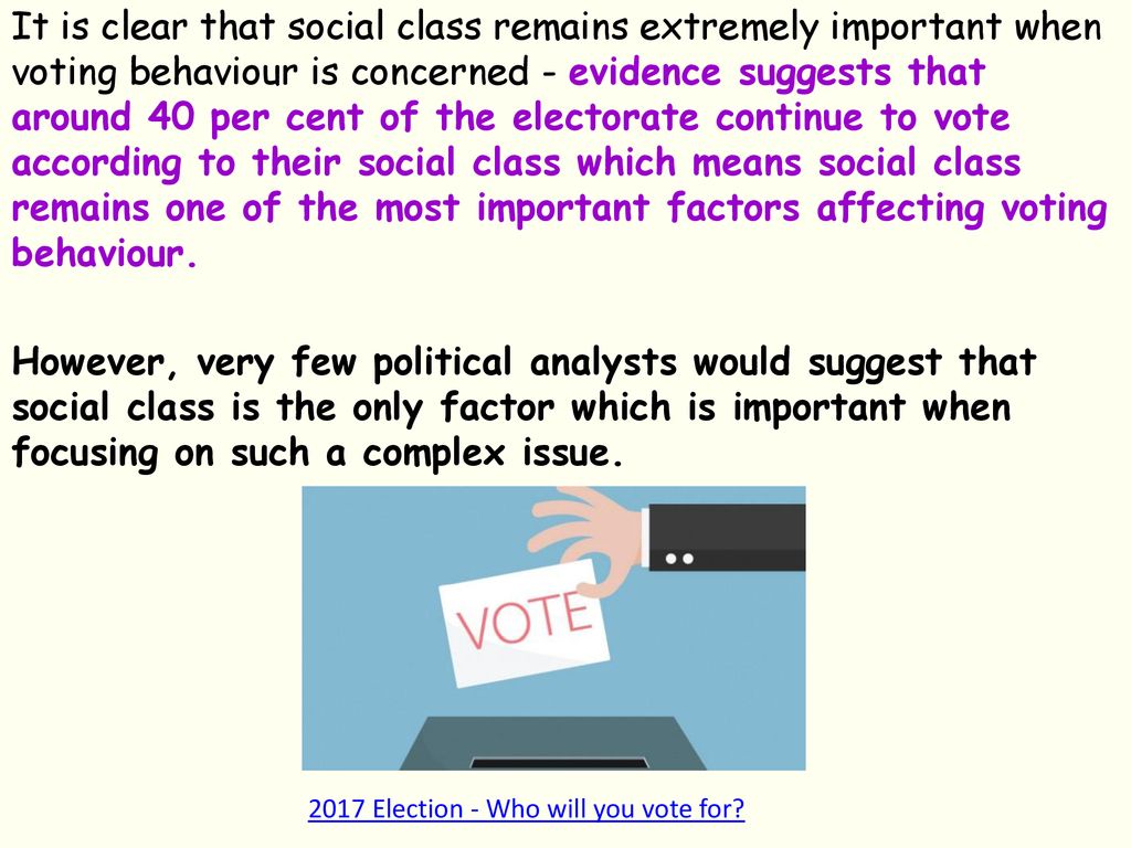 Voting Behaviour In The Uk Ppt Download