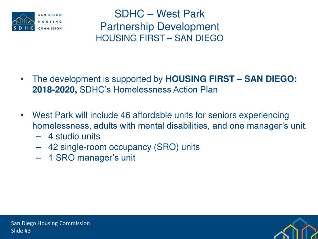 San Diego Housing Commission Final Bond Authorization For West Park