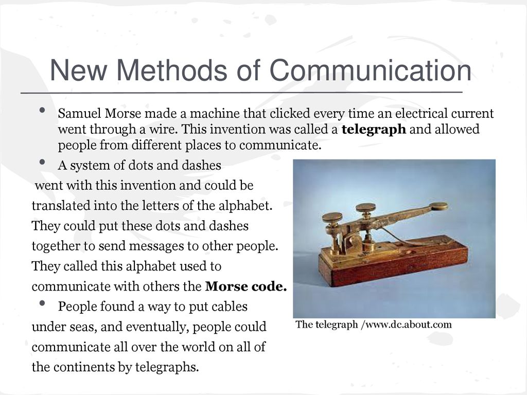 Industrial Revolution Communication Industrial Revolution Communication
