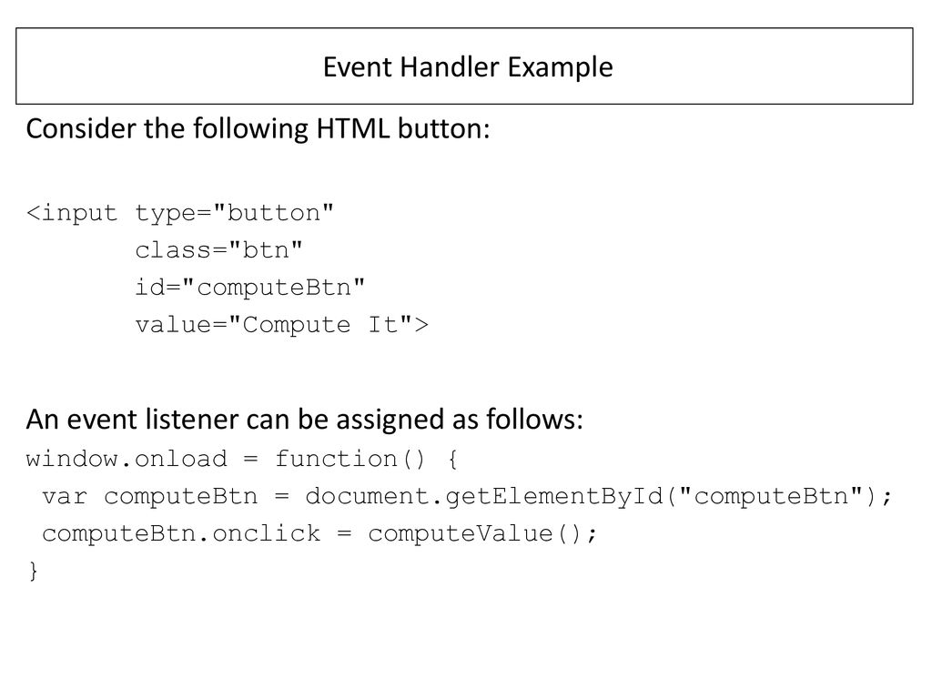 Why Htmls H1 Onload Event Handler Doesnt Work A Javascript Explanation Codequery