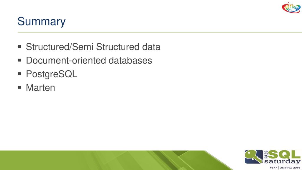 Postgresql As A Document Storage For Net Applications Ppt Download