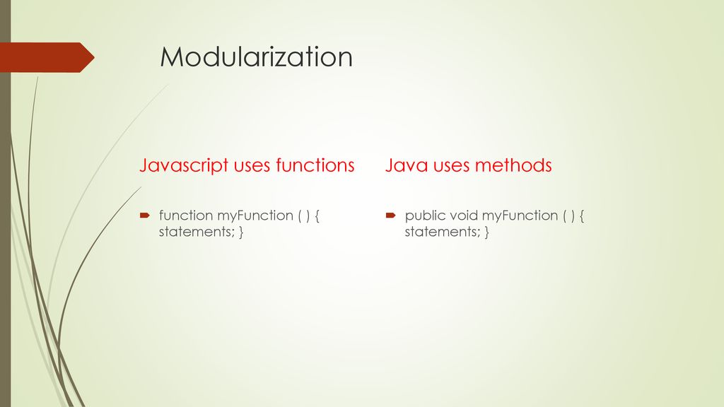 Differences Between Java And Javascript Ppt Download