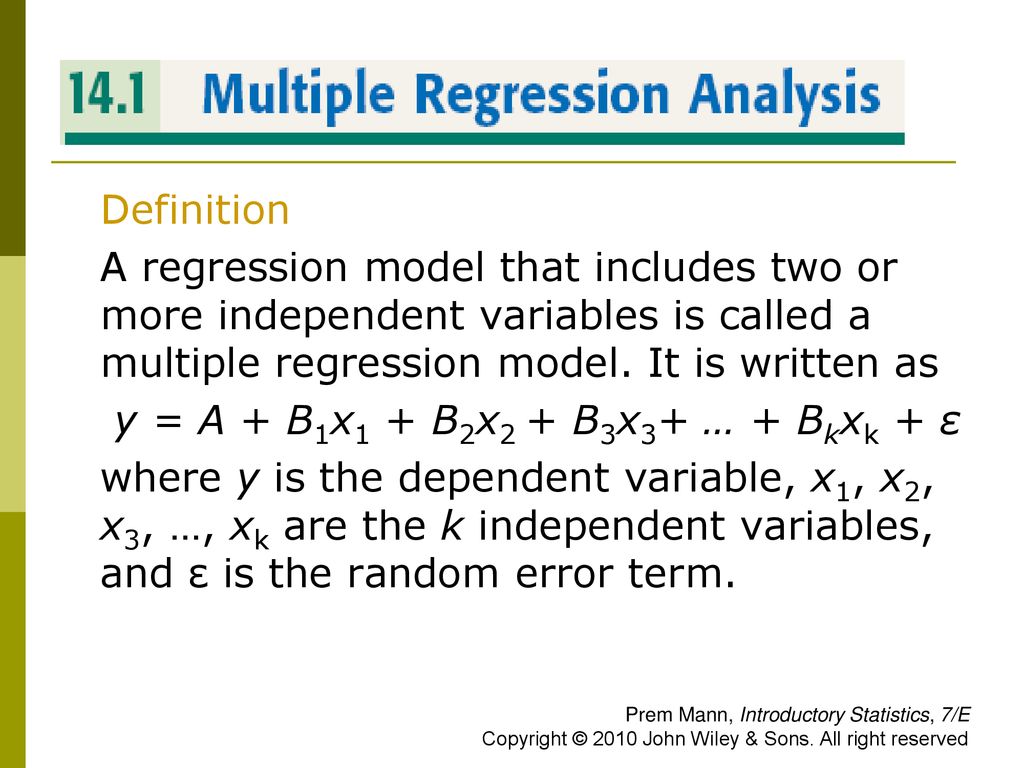 Ppt Multiple Linear Regression Powerpoint Presentation 46 Off