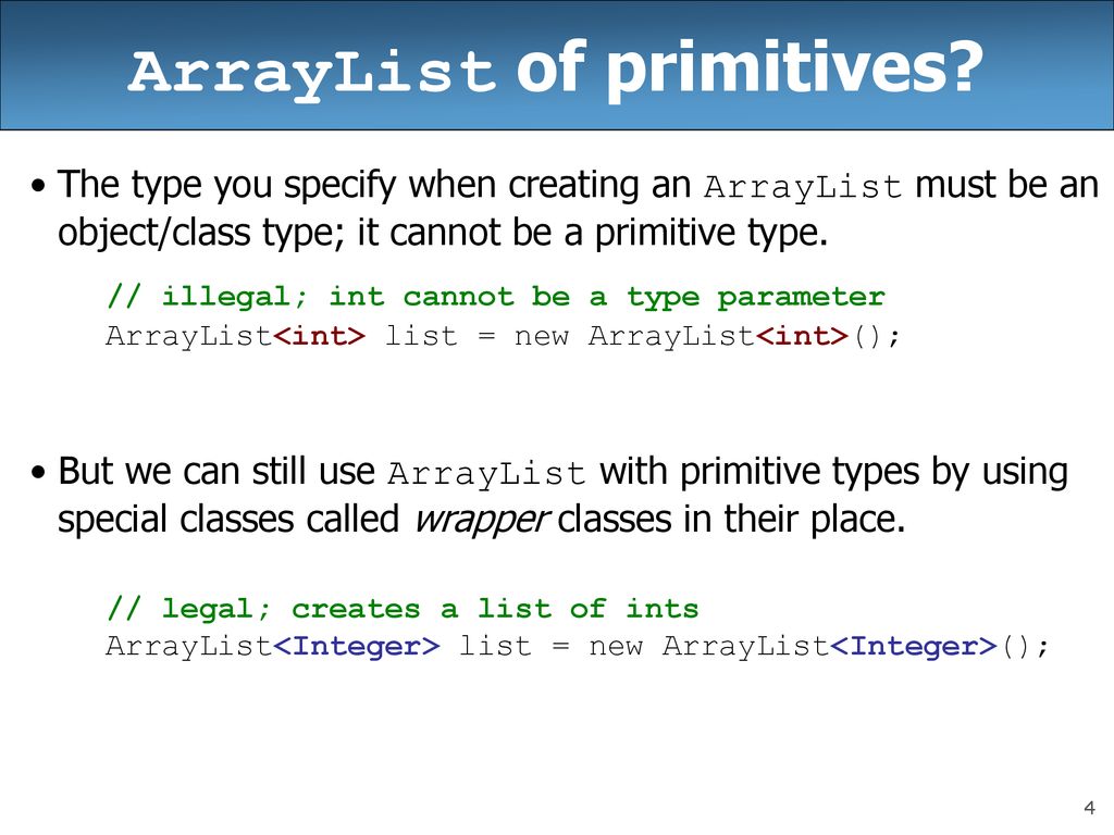 Cse 143 Lecture 2 More Arraylist Classes And Objects Ppt Download