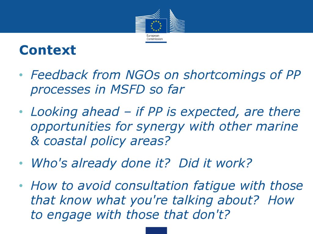 Public Participation In The Context Of Marine And Coastal Policies