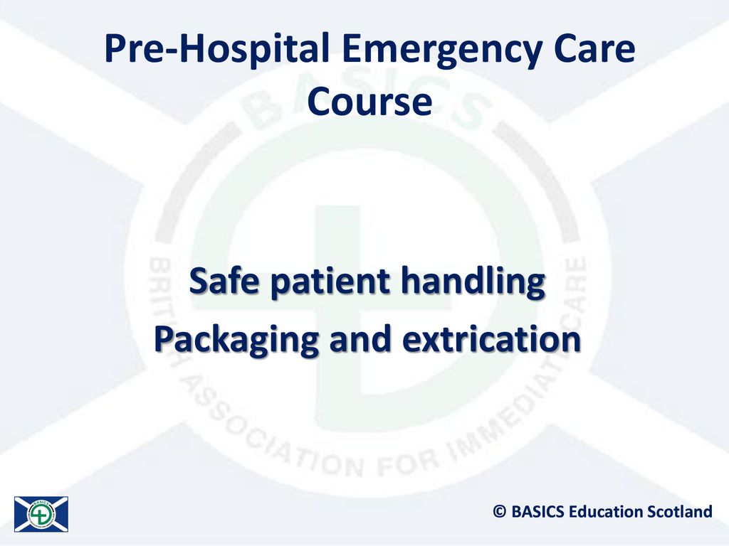 Pre Hospital Emergency Care Course Ppt Download