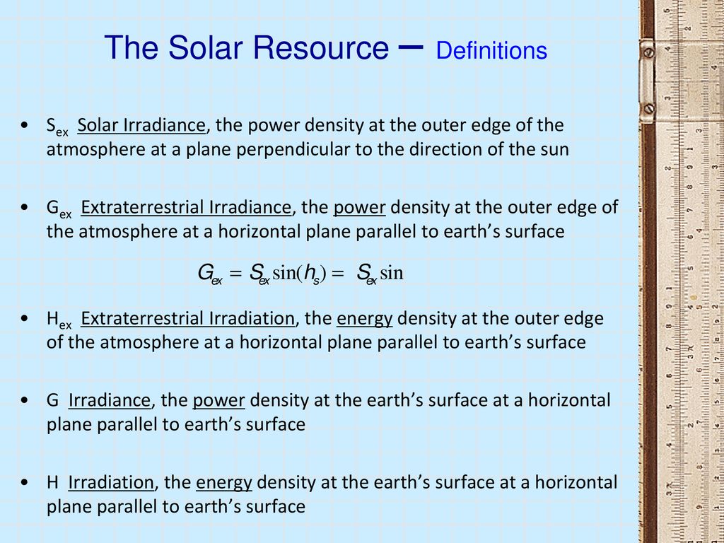 Photovoltaic Systems Engineering The Solar Resource Cont Ppt Download