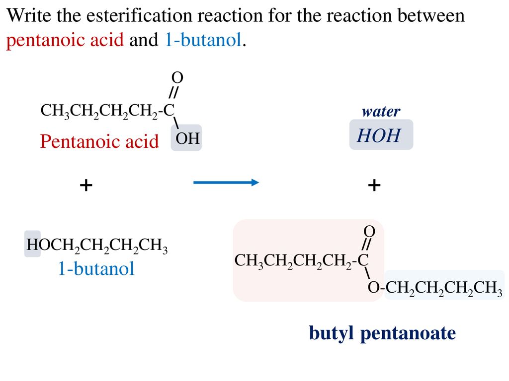 Esters And Esterification Ppt Download