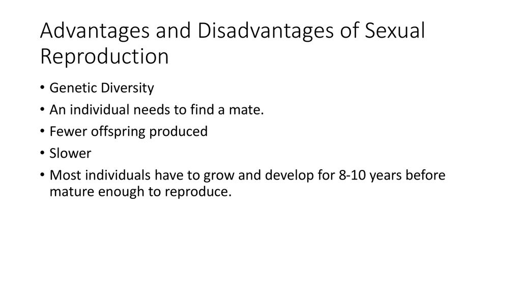 Sexual Reproduction Enhances Genetic Diversity Ppt Download
