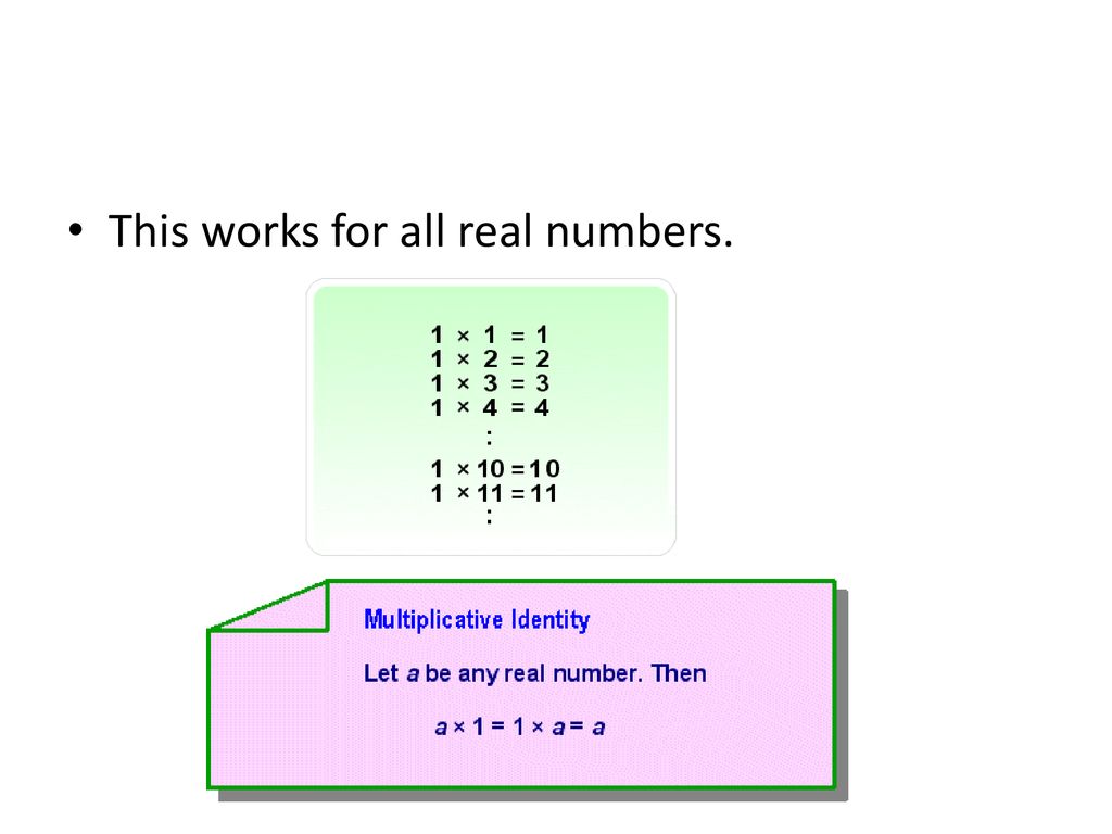 Working With Real Numbers Working With Real Numbers