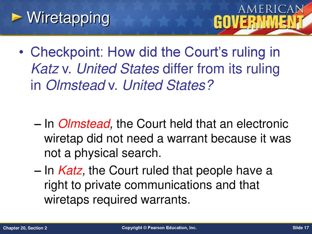 Chapter 20: Civil Liberties: Protecting Individual Rights Section 2 ... Chapter 20: Civil Liberties: Protecting Individual Rights Section 2 ...