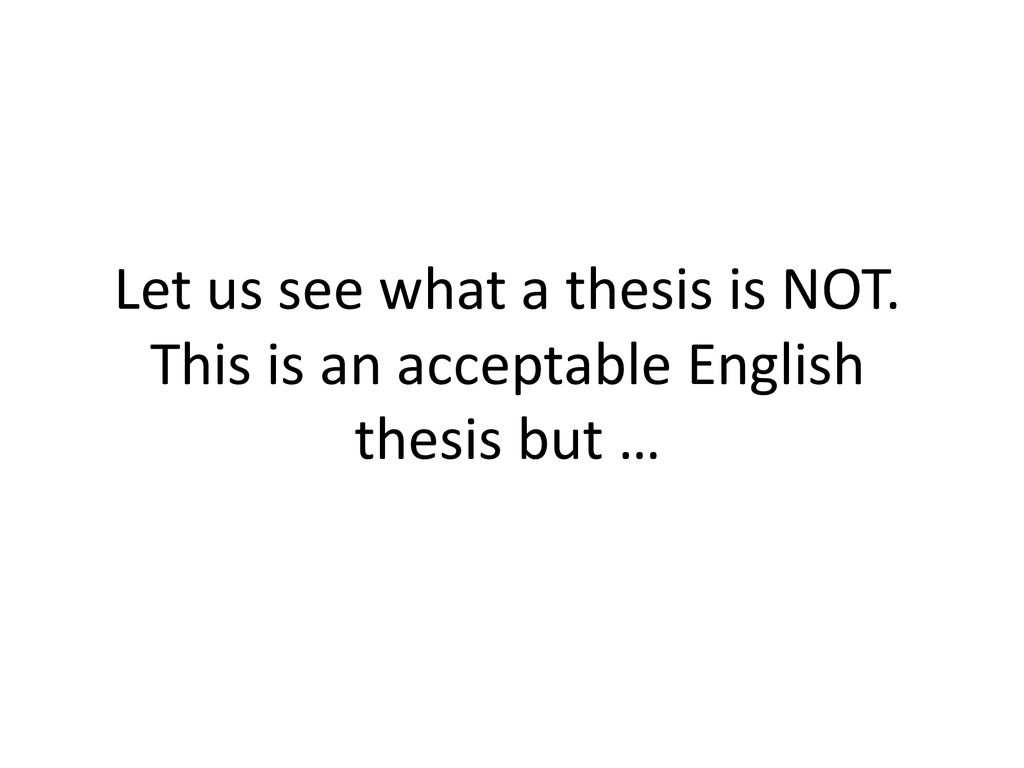 Ap Thesis Writing Workshop Ppt Download