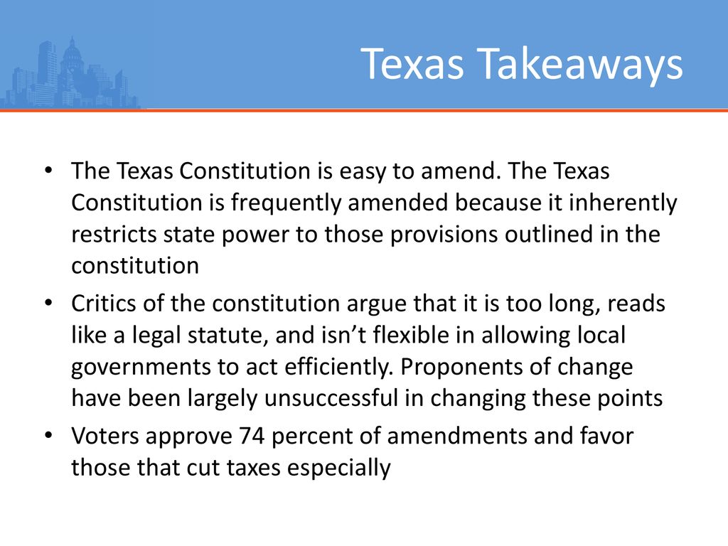 Chapter 2 The Texas Constitution Ppt Download