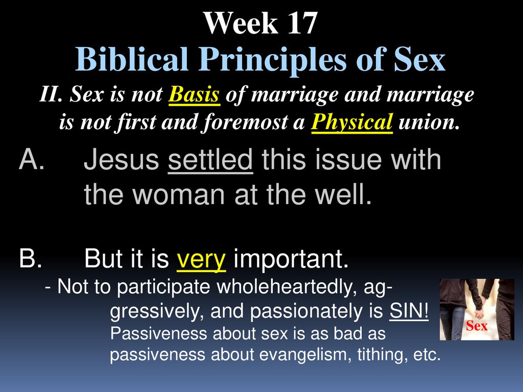 Biblical Principles Of Sex Ppt Download