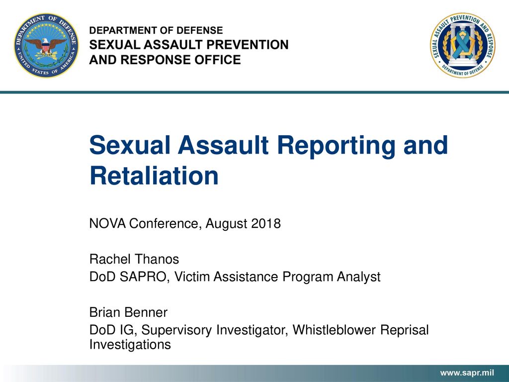 Sexual Assault Reporting And Retaliation Ppt Download