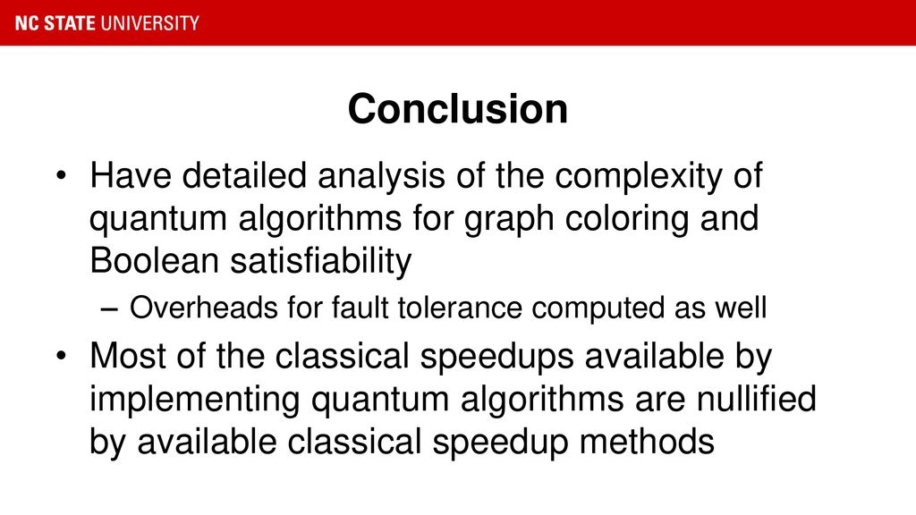Applying quantum algorithms to constraint satisfaction problems - ppt ... Applying quantum algorithms to constraint satisfaction problems - ppt ...